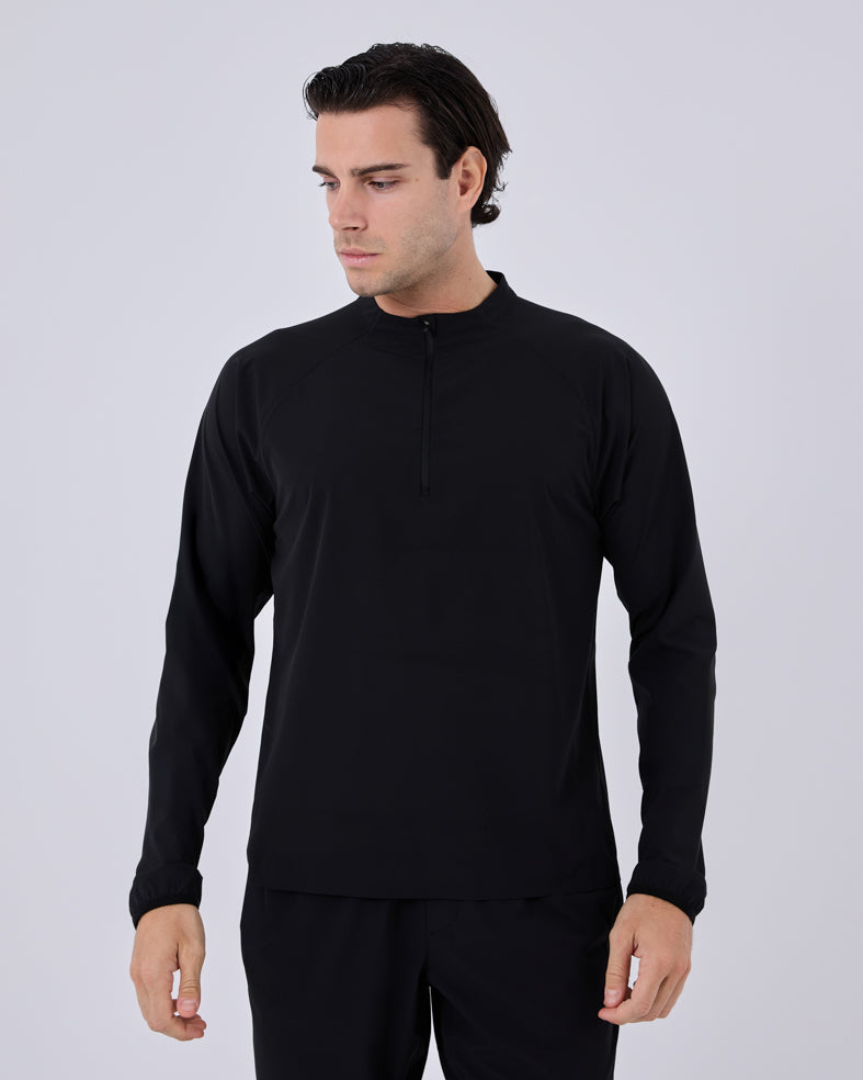 Men's Half-Zip Top Black Onyx – LC